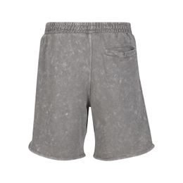 Urban Classics Herren Sweatshorts "Urban Classics Washed Piped Shorts", grau, Gr. XL, unifarben, 100% Baumwolle, Hosen