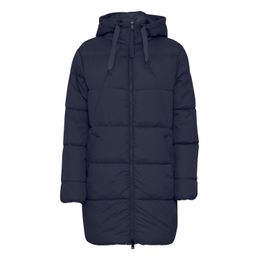oxmo Damen Steppjacke "Steppjacke OXBodil", blau, Gr. 42, Obermaterial: 100% Nylon NY., Jacken