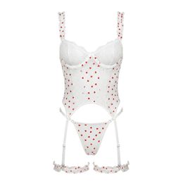 L.BEV W&auml;sche-Sets 'Segreto d'Amore Bianco Set' Damen Gr&ouml;&szlig;e 80 wei&szlig;