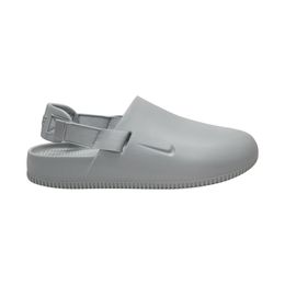 Nike Sportswear Herren Badesandale "CALM MULES", Gr. 43, grau, Synthetik, Textil, Schuhe, Badelatschen