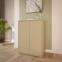 Kommode FORTE, B:74,5cm H:99,1cm T:41,5cm, beige, Holzwerkstoff, Flur, Sideboards, "Alice Springs. Kommode, 2 T&uuml;ren, B/H/T 74,5/99,1/41,5 cm", T&uuml;ren