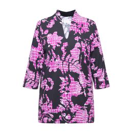 Ulla Popken Shirt 'Pima' Damen Gr&ouml;&szlig;e XXXL/4XL pink / schwarz / wei&szlig;