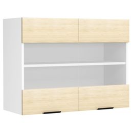 H&auml;ngeschrank Vcm, B:80cm T:31cm, braun, Obermaterial: 100% Holz Wood., K&uuml;che, Schr&auml;nke, "K&uuml;chenschrank B. 80 cm H&auml;ngeschrank K&uuml;che Fasola"