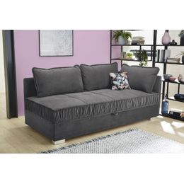 Jockenh&ouml;fer Relaxliege, B:207cm T:98cm, grau, JOCKENH&Ouml;FER GRUPPE, Samt (100% Baumwolle), Wohnzimmer, Sofas, "Dana, B: 207 cm, Liegefl. 91x202 cm", mit
