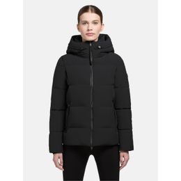 Khujo Damen Steppjacke "Fanc2-YM", schwarz, Basic, Gr. XL, Obermaterial: 90% Polyester, 10% Elasthan; Futter: 100% Nylon; Wattierung: 100% Polyester,