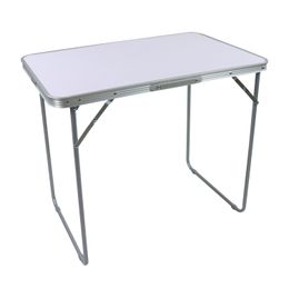 Gartentisch Vcm, B:80cm T:53cm, wei&szlig;, Tische, "Campingtisch Gartentisch klappbar Galdas 80x53"