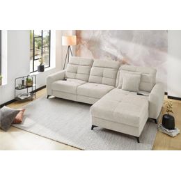 Jockenh&ouml;fer Ecksofa, B:288cm T:110cmbeige 432, 07, JOCKENH&Ouml;FER GRUPPE, Korpus: 100% Polyester;Kissen: 100% Polyester, Wohnzimmer, Sofas, "Chillout L-Form, B: 288