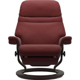 Relaxsessel stressless, B:79cm H:103cm T:78cm, rot, Leder BATICK: BATICK ist ein leicht korrigiertes, durchgef&auml;rbtes und genarbtes M&ouml;belleder, bei