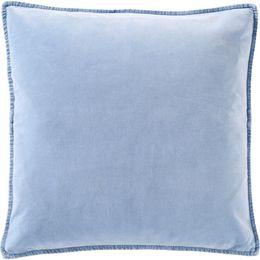 IB Laursen Kissenbezug Velour quadratisch 52 x 52 cm, cornflower skandinavische Deko Online Shop