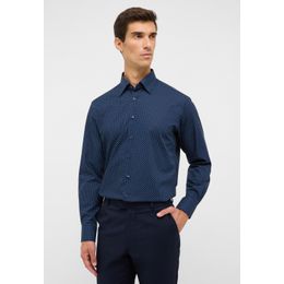 Eterna Herren Langarmhemd "MODERN FIT"navy, Gr. 44, Twill, 100% Baumwolle, Hemden, NON IRON (b&uuml;gelfrei)