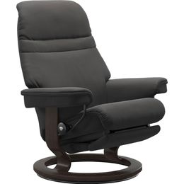 Relaxsessel stressless, B:79cm H:103cm T:78cm, grau, Leder BATICK: BATICK ist ein leicht korrigiertes, durchgef&auml;rbtes und genarbtes M&ouml;belleder, bei