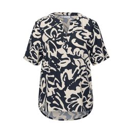 Street One Bluse Damen Gr&ouml;&szlig;e XL beige / navy