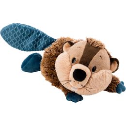 Nici Kinder Kuscheltier "Forest Friends, Biber Harry Woodsnacker, 30 cm liegend"braun, B:17cm H:14cm L:30cm, Pl&uuml;schfiguren, enth&auml;lt recyceltes