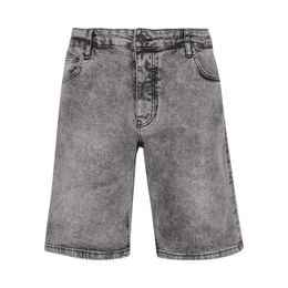 2Y Premium Herren Stoffhose "2Y Premium Herren 2Y Basic Slim Fit Denim Shorts"grau, Gr. 34, unifarben, 97% Baumwolle, 3% Elasthan, Hosen