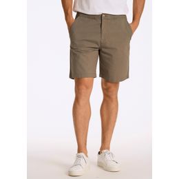 LINDBERGH Herren Shorts "Freizeitshorts Wide Fit", grau, Gr. S, unifarben, Obermaterial: 98% Baumwolle, 2% Elasthan, Hosen