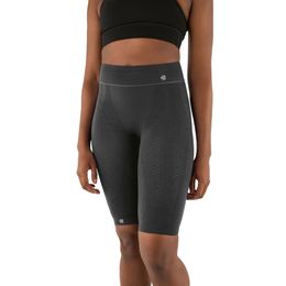 Bauerfeind Damen Funktionstights "COMPRESSION TIGHTS SHORT", grau, Gr. XS, Obermaterial: 90% Polyamid, 10% Elasthan, Hosen