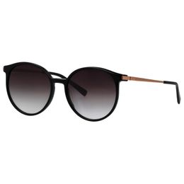 HUMPHREY&acute;S eyewear Damen Sonnenbrille "Modell 585353"schwarz, HUMPHREY ́S EYEWEAR, leicht gl&auml;nzend, Sonnenbrillen, Form Panto, Logoschriftzug auf B&uuml;gel, Kombifassung