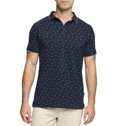 INDICODE Herren Poloshirt "INZaben"navy, Gr. XL, bedruckt, Single Jersey, Obermaterial: 100% Baumwolle, Shirts