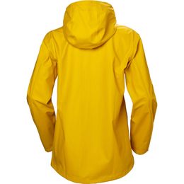 Helly Hansen Damen Regenjacke "W MOSS JACKET"essential ye, Gr. XL, Obermaterial: 100% Polyurethan, Jacken, mit hochschlie&szlig;endem Kragen, winddicht,