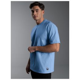 TRIGEMA Herren T-Shirt "TRIGEMA Heavy T-Shirt aus 100% recycelter Baumwolle"horizont, Basic, Gr. L, 100% Baumwolle (recycelt), Shirts