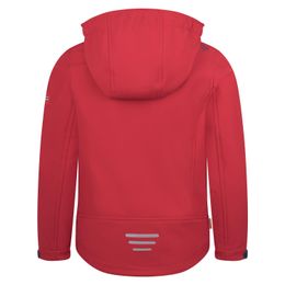 Trollkids Jungen Softshelljacke "Kids Trollfjord Jacket", rot, Gr. 116, Obermaterial: 94% Polyester, 6% Elasthan, Jacken, Langarm-Design, mit