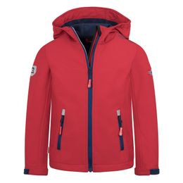 Trollkids Kinder Softshelljacke "KIDS TROLLFJORD JACKET", rot, Gr. 98, Obermaterial: 94% Polyester, 6% Elasthan, Jacken