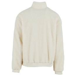 Urban Classics Herren Kapuzensweatshirt "Urban Classics Oversized Teddy Troyer"sandwei&szlig;, Gr. M, unifarben, 100% Polyester, Sweatshirts