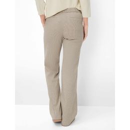 Damen Culotte "Style PEGGY FLARED", beige, Gr. 22, RAPHAELA BY Brax, Web, 44% Leinen, 38% Polyester, 16% Viskose, 2% Elasthan, Hosen