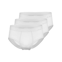 Ammann Herren Slip "3er Pack Slip mit Eingriff Day Classic / Feinripp Premium", Gr. 14, wei&szlig;, Obermaterial: 100% Baumwolle CO., Unterhosen