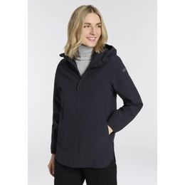 CMP Damen Funktionsjacke "WOMAN JACKET FIXED HOOD", blau, Gr. 38, Web, Obermaterial: 100% Polyester. Futter: 100% Polyester, Jacken, w&auml;rmende