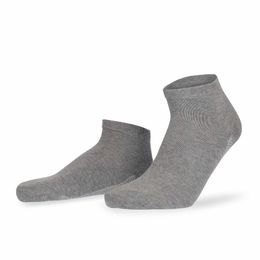 Hudson Herren Sneakersocken "Sneaker Dry Cotton", Gr. 39, silber, Obermaterial: 67% Baumwolle CO. 24% Polypropylen PP. 7% Polyamid PA. 2% Elasthan