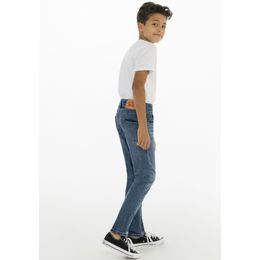 LEVI'S KIDS Jungen Skinny-fit-Jeans "LVB-510 SKINNY FIT JEANS", blau, Gr. 3, Denim/Jeans, Obermaterial: 80% Baumwolle, 19% Polyester, 1% Elasthan,