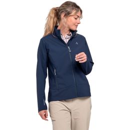 Sch&ouml;ffel SCH&Ouml;FFEL Damen Softshelljacke "Softshell Jk Style Mirusha WMS", blau, Gr. 42, Obermaterial: 100% Polyester. Futter: 100% Polyester, Jacken