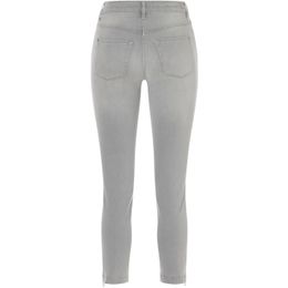 MAC Damen 7/8-Jeans "Dream Chic", grau, Gr. 42, Denim/Jeans, Obermaterial: 89% Baumwolle, 9% Polyester, 2% Elasthan, Jeans, verk&uuml;rzte Form mit