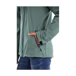 Killtec M&auml;dchen Softshelljacke "Girls Softshelljacke", gr&uuml;n, Gr. 176, Oberseite: 100% Polyester.R&uuml;ckseite: 100% Polyester.Futter: 100% Polyester,