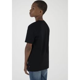 LEVI'S KIDS Jungen T-Shirt "LVB SPORTSWEAR LOGO TEE", schwarz, Gr. 5, bedruckt, Single Jersey, Obermaterial: 100% Baumwolle, Shirts, for BOYS