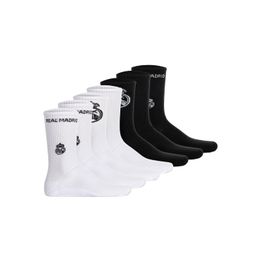 REAL MADRID Herren Kurzsocken "Socken RM Crew Socks 7-Pack 7er Pack", Gr. 43, bunt, Obermaterial: 80% Baumwolle CO. 18% Polyamid PA. 2% Elasthan EL.,