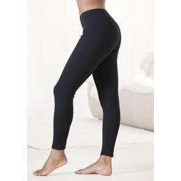 Lavana Damen Thermoleggings, Gr. 44, schwarz, Obermaterial: 78% Polyester, 22% Elasthan. Innenseite: 94% Polyester, 6% Elasthan, unifarben, Basic,