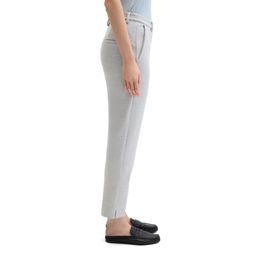 Marc O'Polo MARC O'POLO Damen Chinohose "aus weichem Interlock-Jersey", grau, Gr. 40, unifarben, Obermaterial: 70% Viskose, 25% Polyamid, 5% Elasthan, Hosen