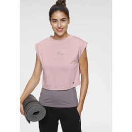 Damen Yoga & Relax Shirt "Soulwear - 2-tlg. Yoga Shirt & Top", rosa, Gr. 40, OCEAN SPORTSWEAR, Obermaterial: 92% Polyester, 8% Elasthan. Oberes
