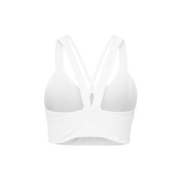 Urban Classics Damen Sport-BH "Urban Classics Ladies Sports Bra crossed", Gr. XS, wei&szlig;, 80% Nylon, 20% Elasthan, unifarben, BHs