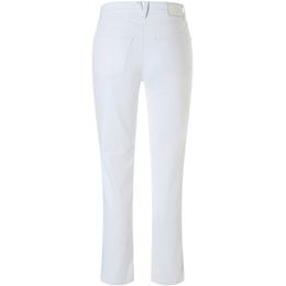 MAC Damen Stretch-Jeans "Melanie", wei&szlig;, Gr. 34, Denim/Jeans, Obermaterial: 88% Baumwolle, 8% Elastomultiester, 4% Elasthan, Jeans, Gerade geschnitten