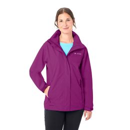 Vaude Damen Regenjacke "Women's Escape Light Jacket", lila, Gr. 36, Web, Obermaterial: 100% Polyester. Futter: 100% Polyester. Futter 2: 100%