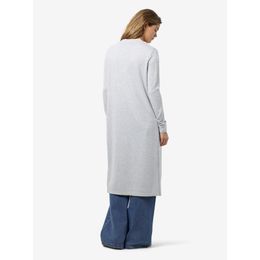 Noisy may Damen Strickjacke "NMCITY L/S LONG CARDIGAN NOOS", grau, Gr. XS, unifarben, Strick, Obermaterial: 97% Polyester, 3% Elasthan, Strickjacken,