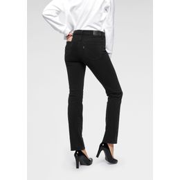 Levi's LEVI'S Damen Gerade Jeans "314 Shaping Straight", schwarz, Gr. 32, unifarben, Denim/Jeans, Obermaterial: 78% Baumwolle, 21% Polyester, 1% Elasthan,