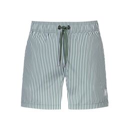 Mey Badeshorts 'Seaside Stripe' Herren Gr&ouml;&szlig;e M dunkelgr&uuml;n / wei&szlig;