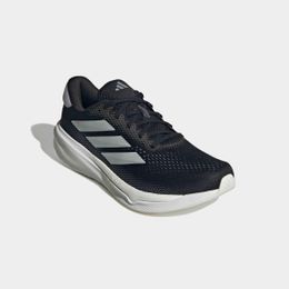 Laufschuh adidas Performance "SUPERNOVA STRIDE 2", Damen, Gr. 44, schwarz-wei&szlig; (core schwarz, cloud wei&szlig;, grau), Synthetik, Textil, Schuhe Laufschuh