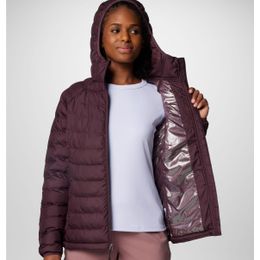 Columbia Damen Steppjacke "Powder Lite II Hooded Jacket", lila, Gr. M, Web, Obermaterial: 100% Polyester. Wattierung: 100% Polyester, Jacken,