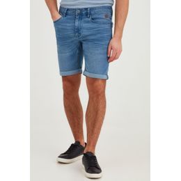 Jeansshorts Blend "BHBendigo", Herren, Gr. XL, US-Gr&ouml;&szlig;en, blau (denim light blau), Web, 70% Baumwolle, 24% Polyester, 4% Viskose, 2% Elasthan, unifarben, schmal kurz, Jeans Jeansshorts, Stilvolle 5-Pocket-Jeansshorts