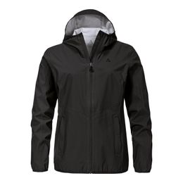 Sch&ouml;ffel SCH&Ouml;FFEL Damen Regenjacke "Jacket Style Migandi WMS", schwarz, Gr. 44, unifarben, Taft, Obermaterial: 100% Polyester, Jacken